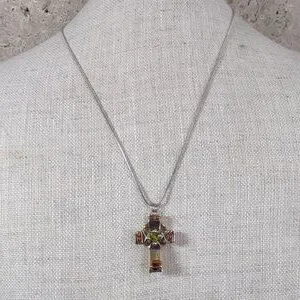 Liztech | Jewelry | Vintage Liztech Cross Pendant Necklace | Poshmark